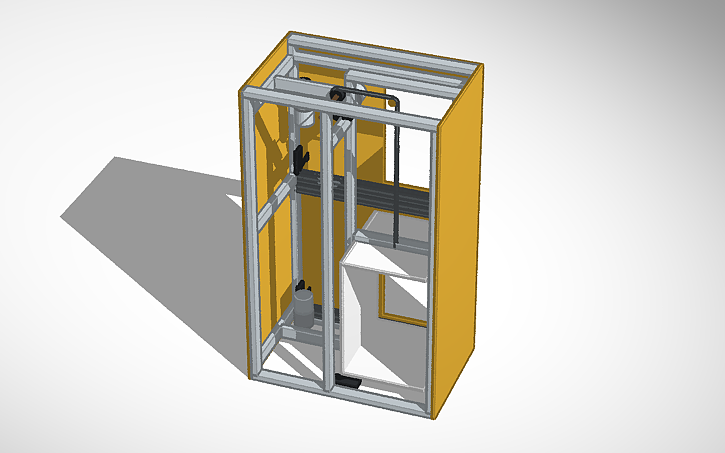 3D design PLC ELEVATOR MODEL | Tinkercad