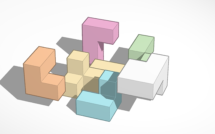 3D design Copy of Puzzle Cube | Tinkercad