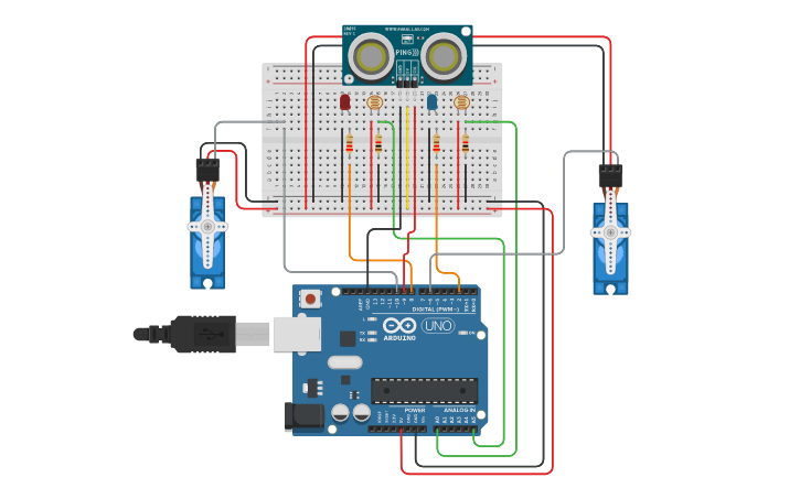 Circuit Design Proyecto Arduino Tinkercad