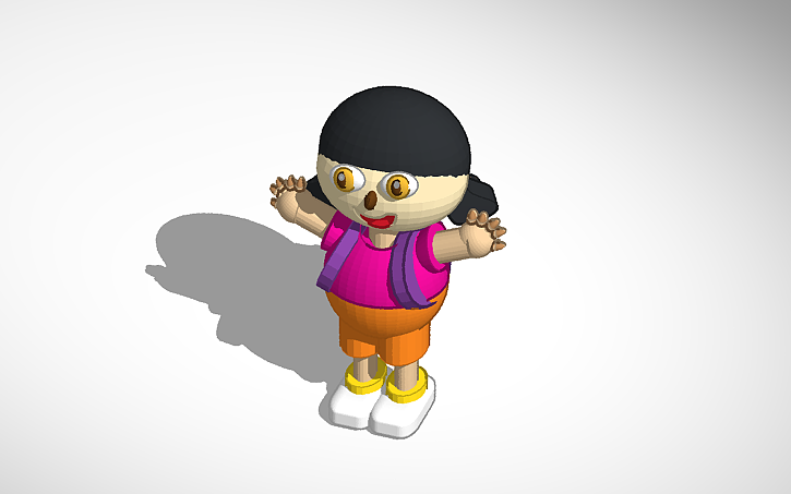 3D design Dora the Explorer | Tinkercad