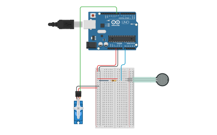 Circuit design pet_feeder | Tinkercad