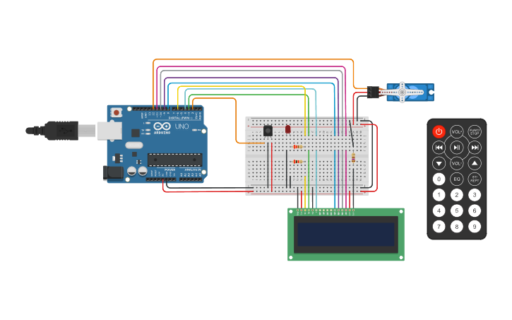 Circuit design Sensore infrarossi | Tinkercad Circuit design Sensore infrarossi | Tinkercad