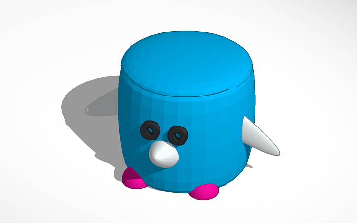 3D design cute bird | Tinkercad