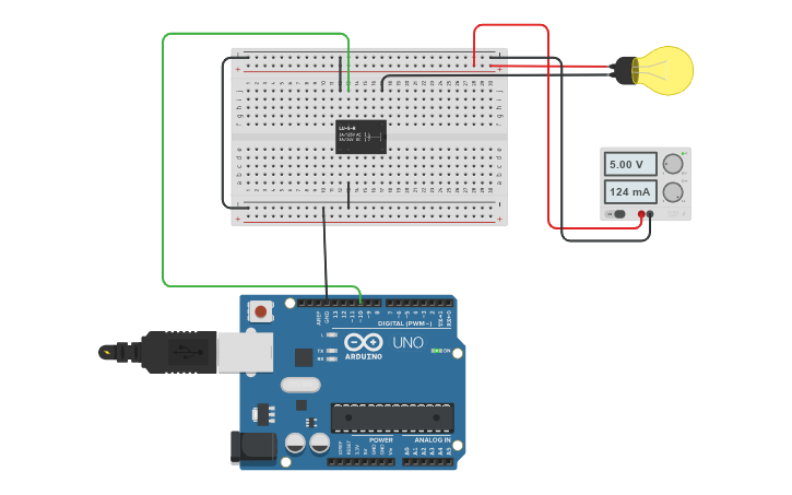 Circuit design Relé SPDT 17 | Tinkercad Circuit design Relé SPDT 17 | Tinkercad