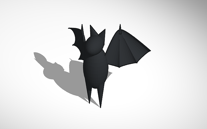 3D design bat | Tinkercad