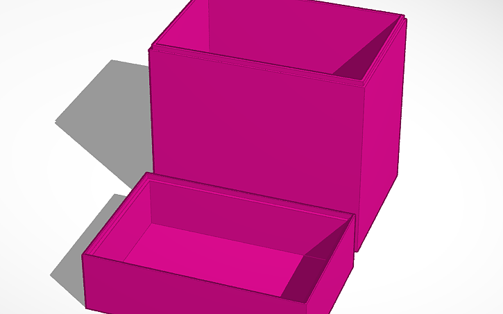 3D design 18650 Storage box (for 2 pack cases) | Tinkercad