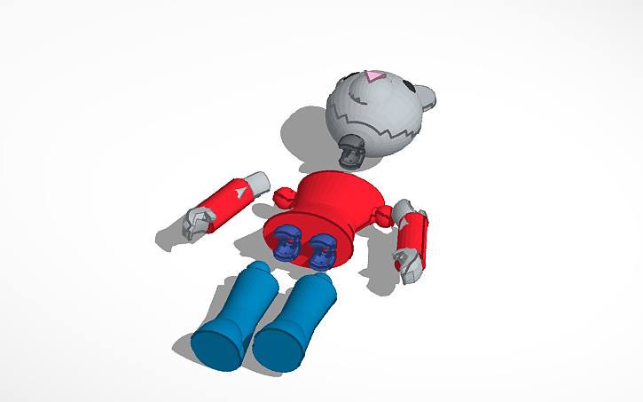 3D design Cowcat Action Figure | Tinkercad
