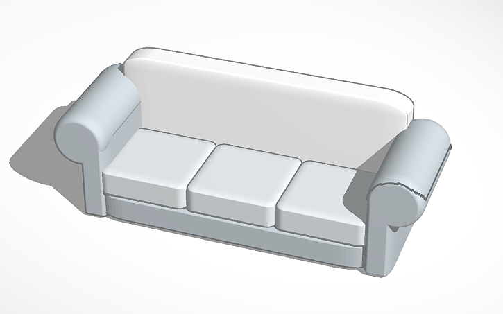 3D design Sofa | Tinkercad