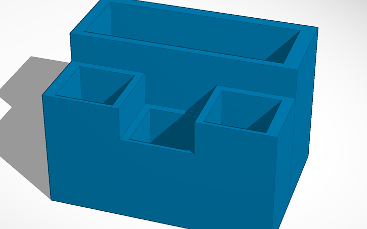 3D design Desk Organizer | Tinkercad