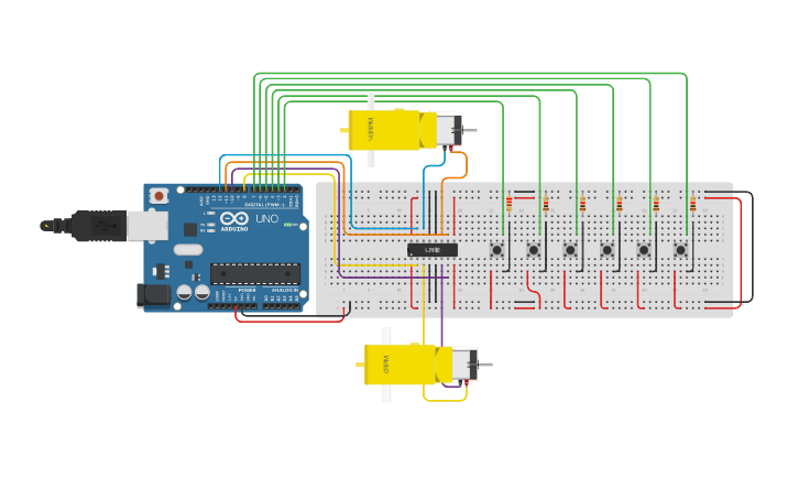 Circuit design Joystick | Tinkercad
