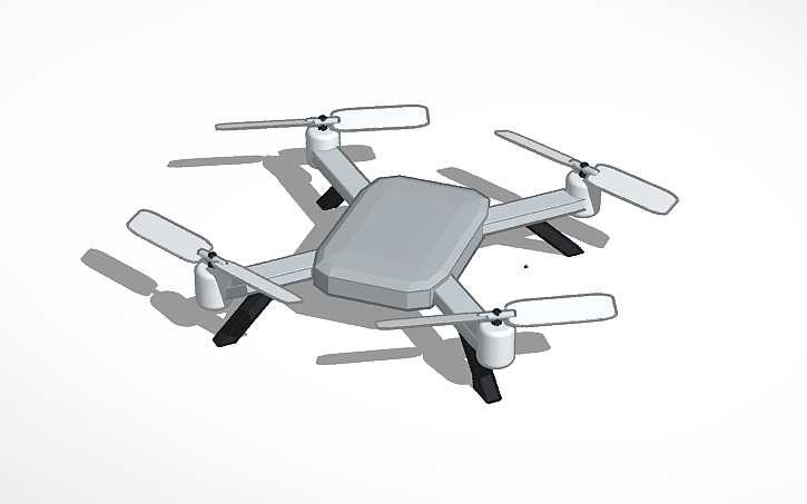 3d Design Drone Tinkercad