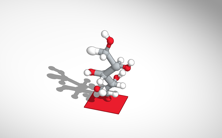 3D design Carbohydrate Model (Glucose) | Tinkercad