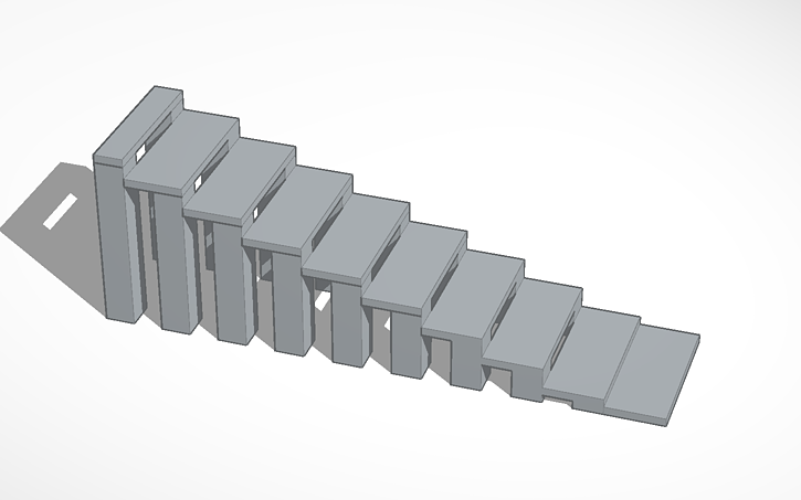 3D design stairs | Tinkercad