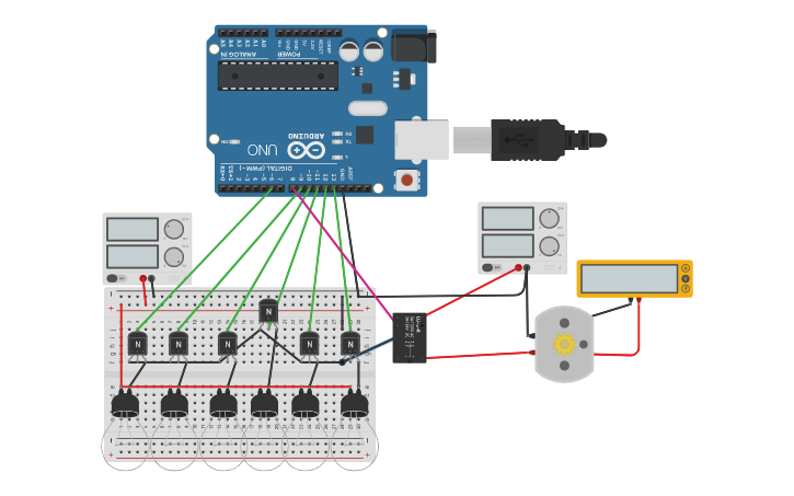 Circuit Design Breadboard Voltage Rails Tinkercad