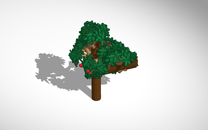3D design apple tree. | Tinkercad