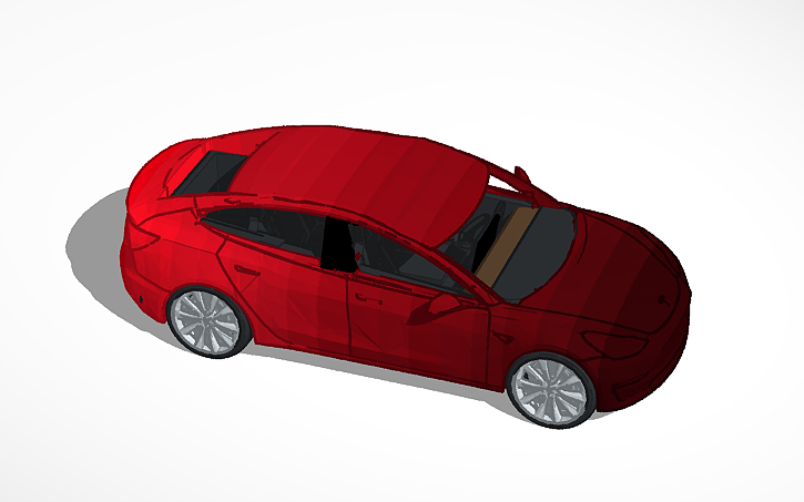 3D design Gradient Tesla | Tinkercad