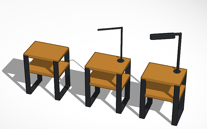 3D design Nachtkasten / cupboard / bedside table | Tinkercad