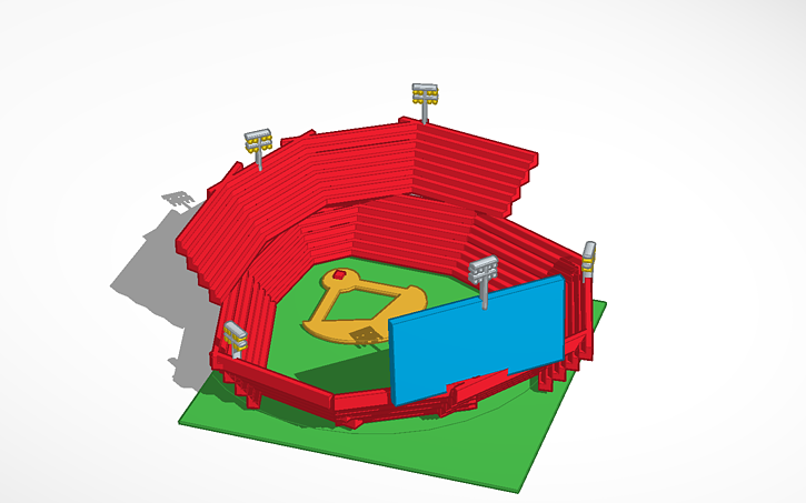3D design Copy of Baseball feild | Tinkercad