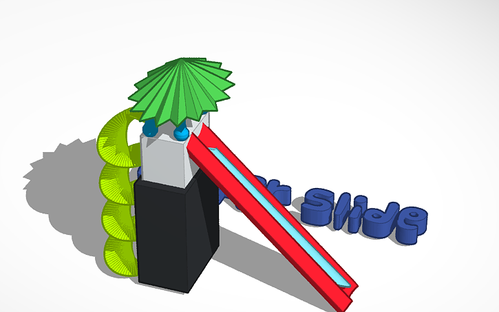 3D design Water Slide | Tinkercad