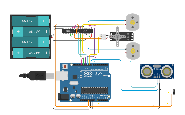 Circuit Design Ex19 Arduino Control Dc Motor With Encoder Tinkercad Images