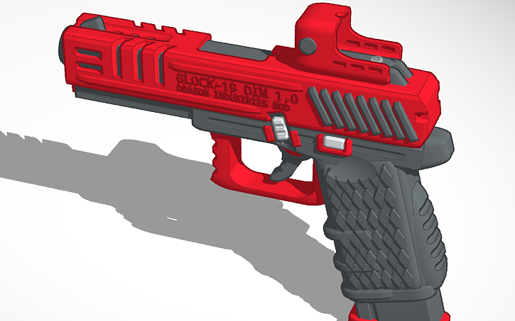 3D design G-19DIOM 1.0 Glock-19 Dragon Industries "Omega" Mod 1.0 ...