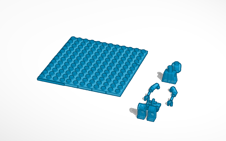 3D design transparent legos | Tinkercad