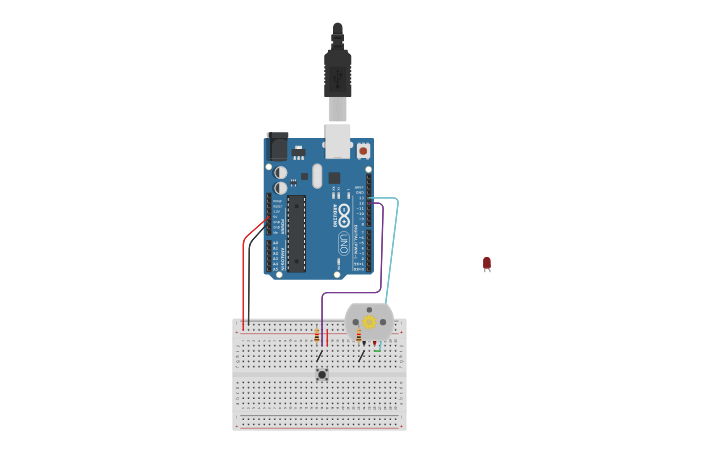Circuit Design Acionamento De Motor Cc Com Botão Tinkercad