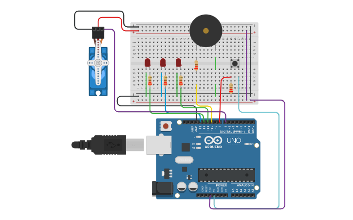 Circuit design timbre | Tinkercad