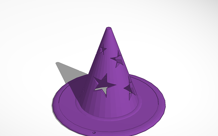 3D design wizard hat | Tinkercad