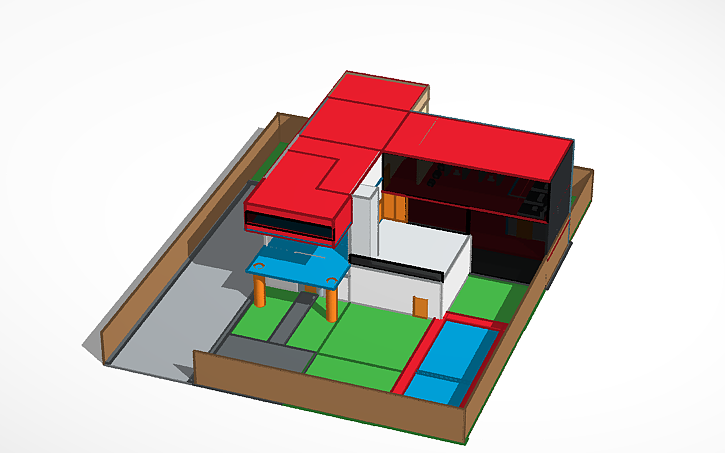 Autodesk Tinkercad House Roof Youtube