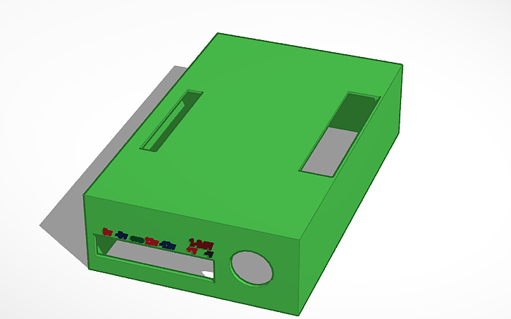 3D design caja fuente de poder | Tinkercad
