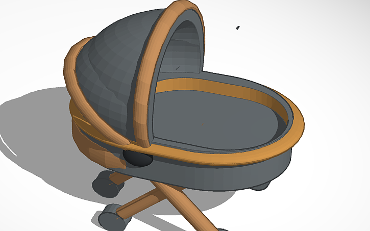3D design baby stroller | Tinkercad