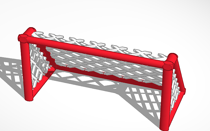3d Design Hockey Net Tinkercad