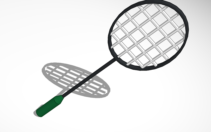 3D design Badminton Racket | Tinkercad
