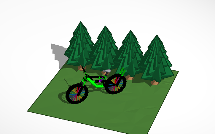 3D design mountian bike | Tinkercad