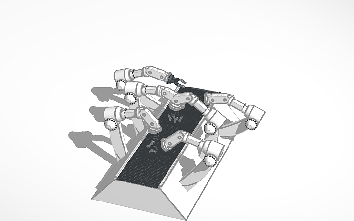 3D design Robotic arm (s) | Tinkercad
