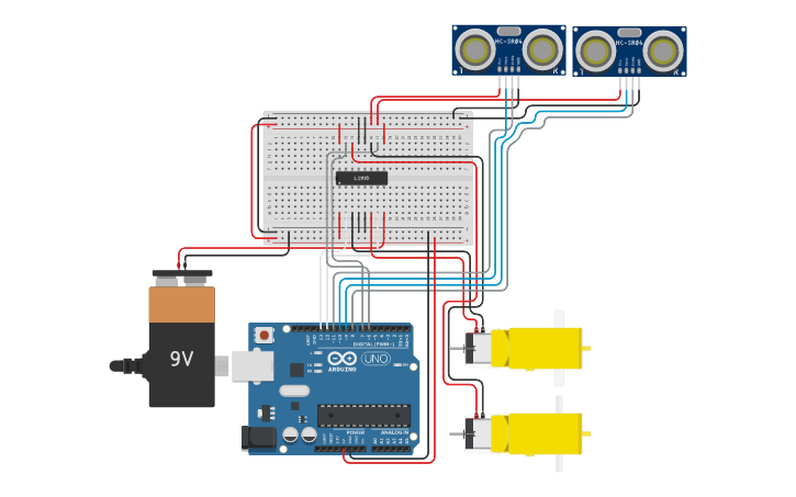 Circuit design TP Arduino 24 | Tinkercad
