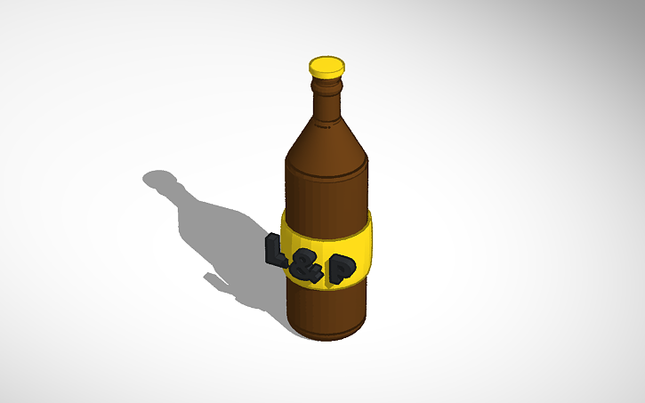 3D design L&P Bottle | Tinkercad