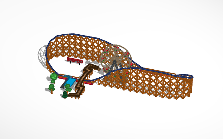 3D design roller coaster | Tinkercad