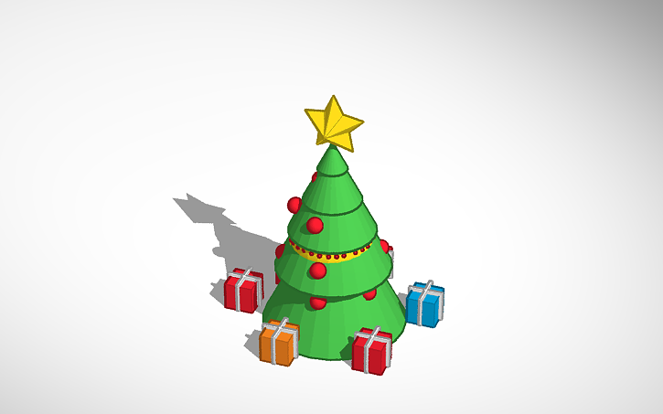 3D design Christmas Tree | Tinkercad