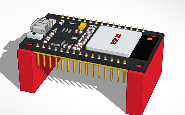 3d Design Esp32 30 Pin Tinkercad