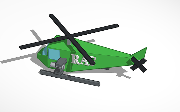 3D design Helicopter | Tinkercad