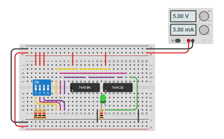 Circuit Design Activity 2 3 Simplification Of Boolean Function Tinkercad