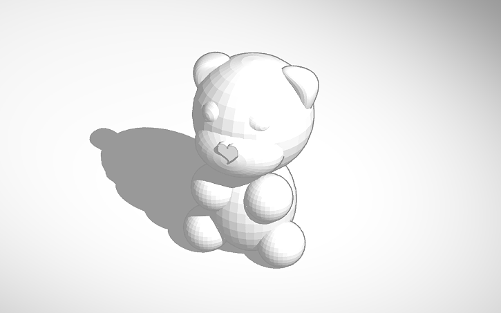 3D design Teddy Bear | Tinkercad