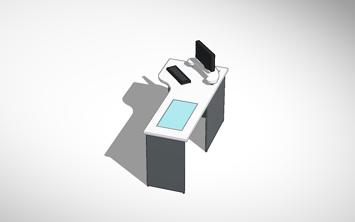 3D design desk | Tinkercad