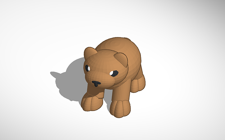 3D design Bear - 3D Modeling 1 | Tinkercad