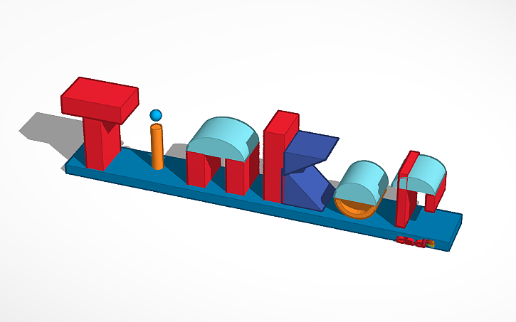 3d Design Tinkercad Model Tinkercad