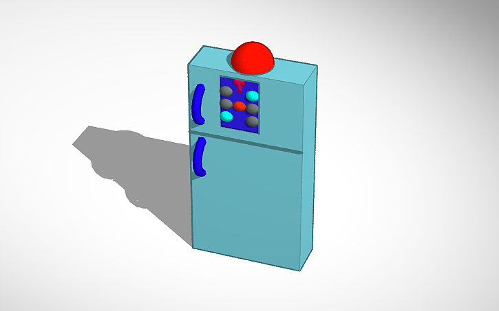 3D design Refrigerator | Tinkercad