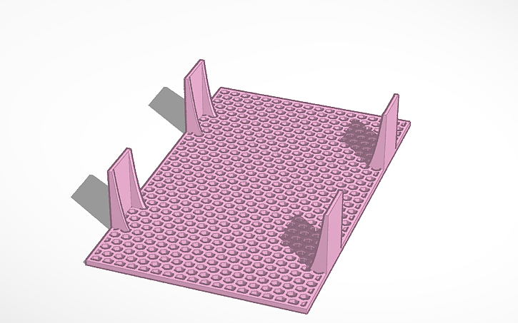 3D design mesh cover panel | Tinkercad