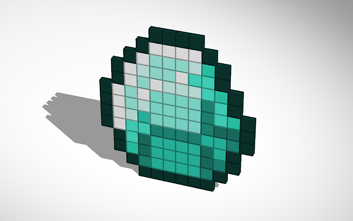 3D design Diamond from Minecraft | Tinkercad